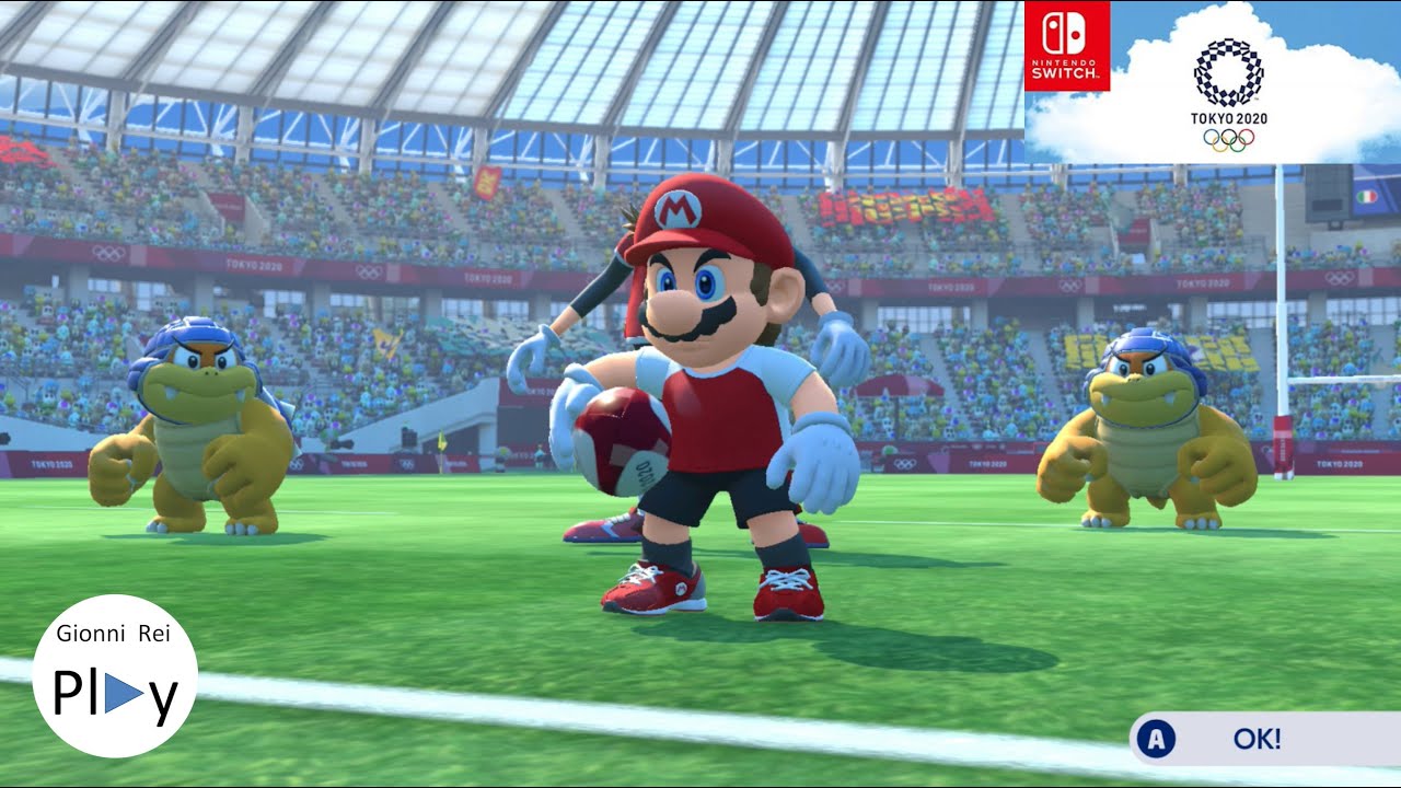 Mario Rugby a 7 Olimpiadi 2020 Tokyo Nintendo Switch HD Gameplay - YouTube