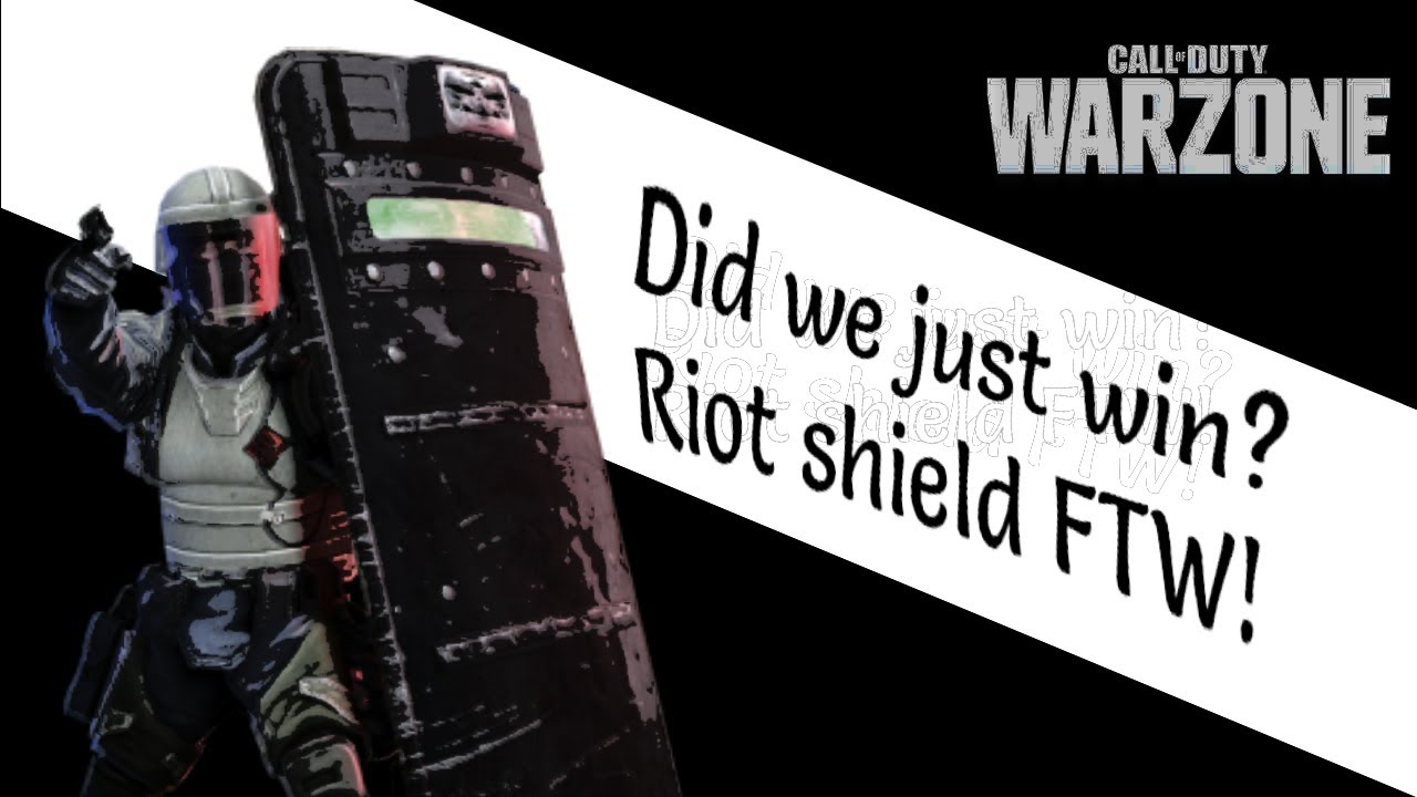 Riot Shield Win. Trios Warzone - YouTube