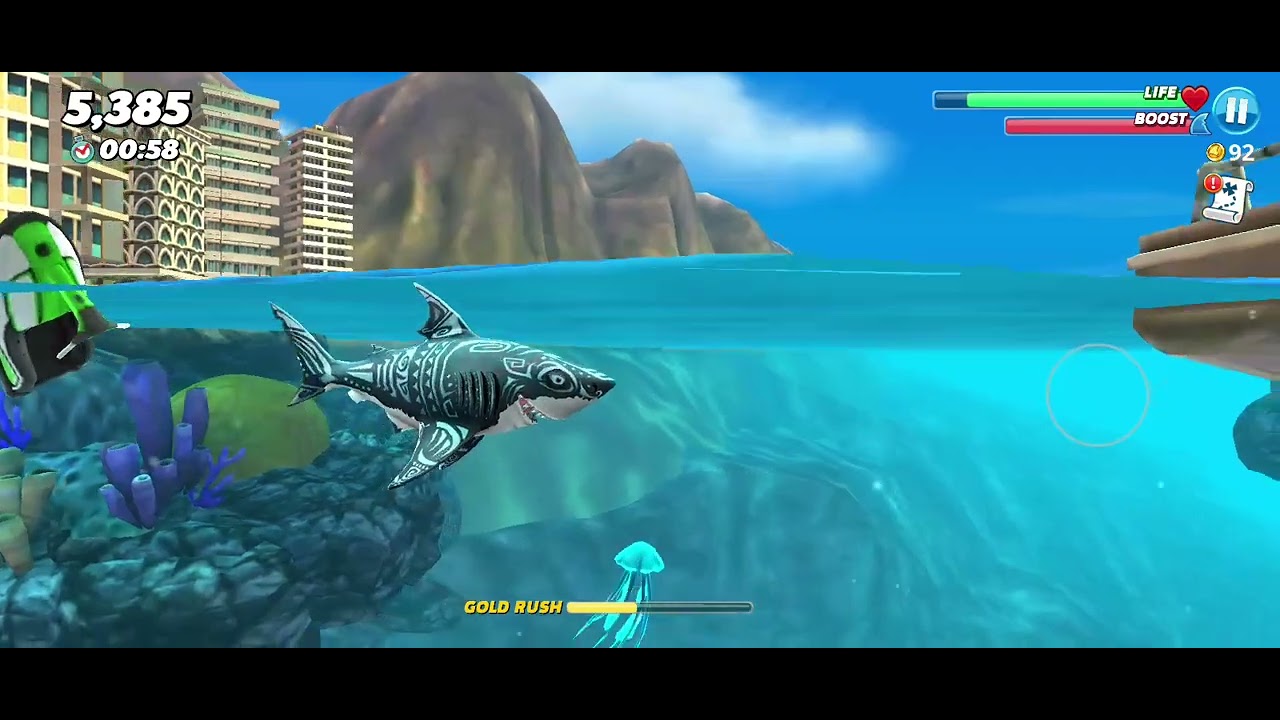 Nikau Shark Unlocked New Skin : Bull Shark upgraded : New game : Hungry ...