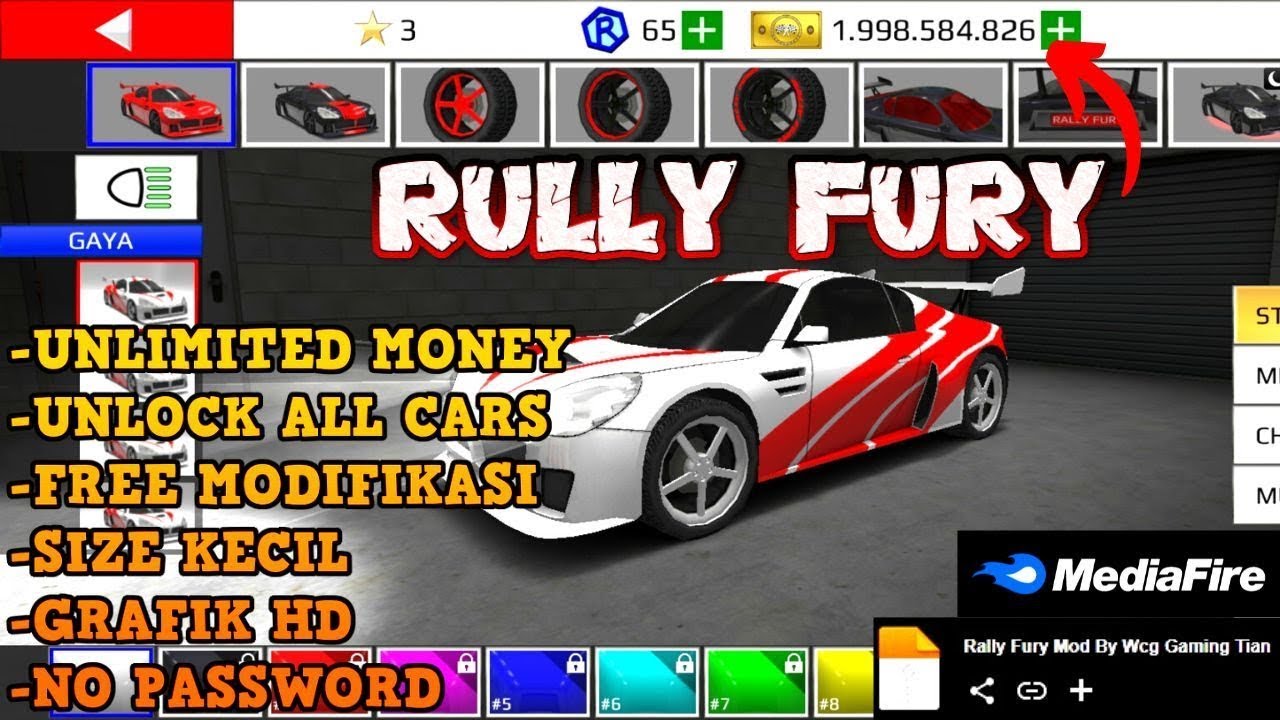 Rally Fury Mod Apk Versi Terbaru 2022 Unlimited Money & Unlock All Cars ...