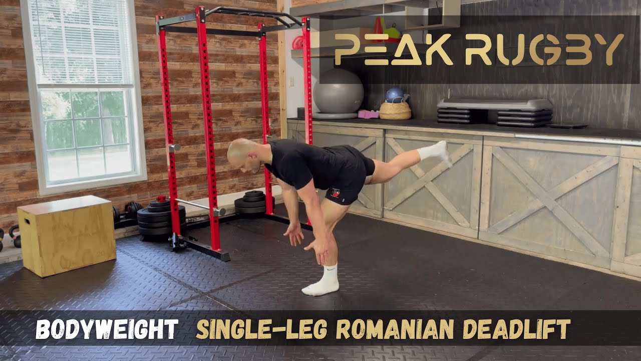 How to Do Bodyweight Single-Leg Romanian Deadlift | Balance & Hamstring ...