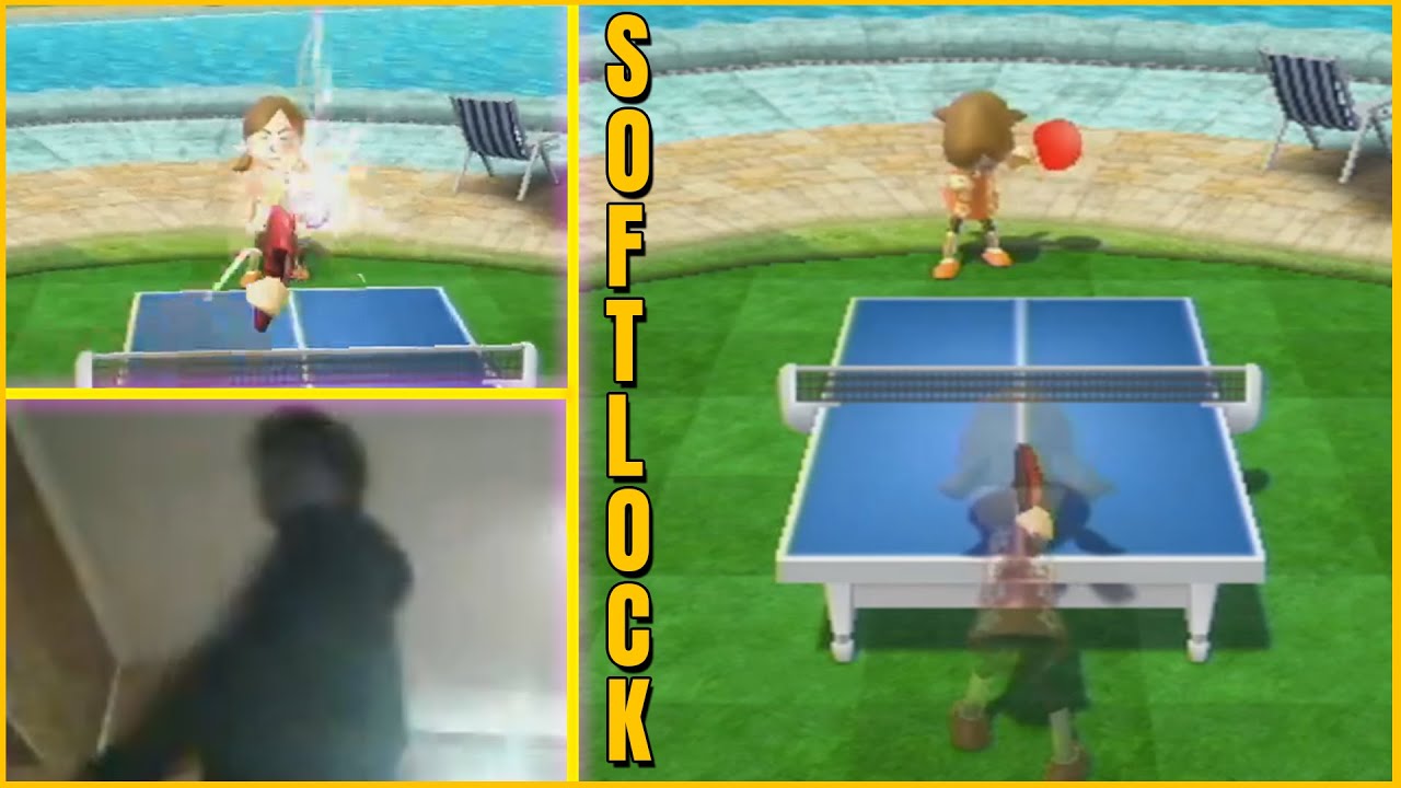 I Did A 360 And Softlocked Wii Sports Resort Ping Pong - YouTube
