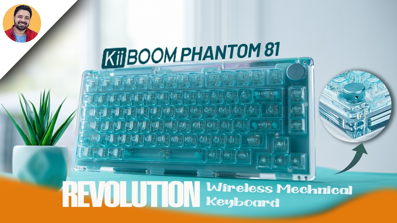 Kiiboom Phantom 81 Revolutionizes WIRELESS Mechanical Keyboards - YouTube