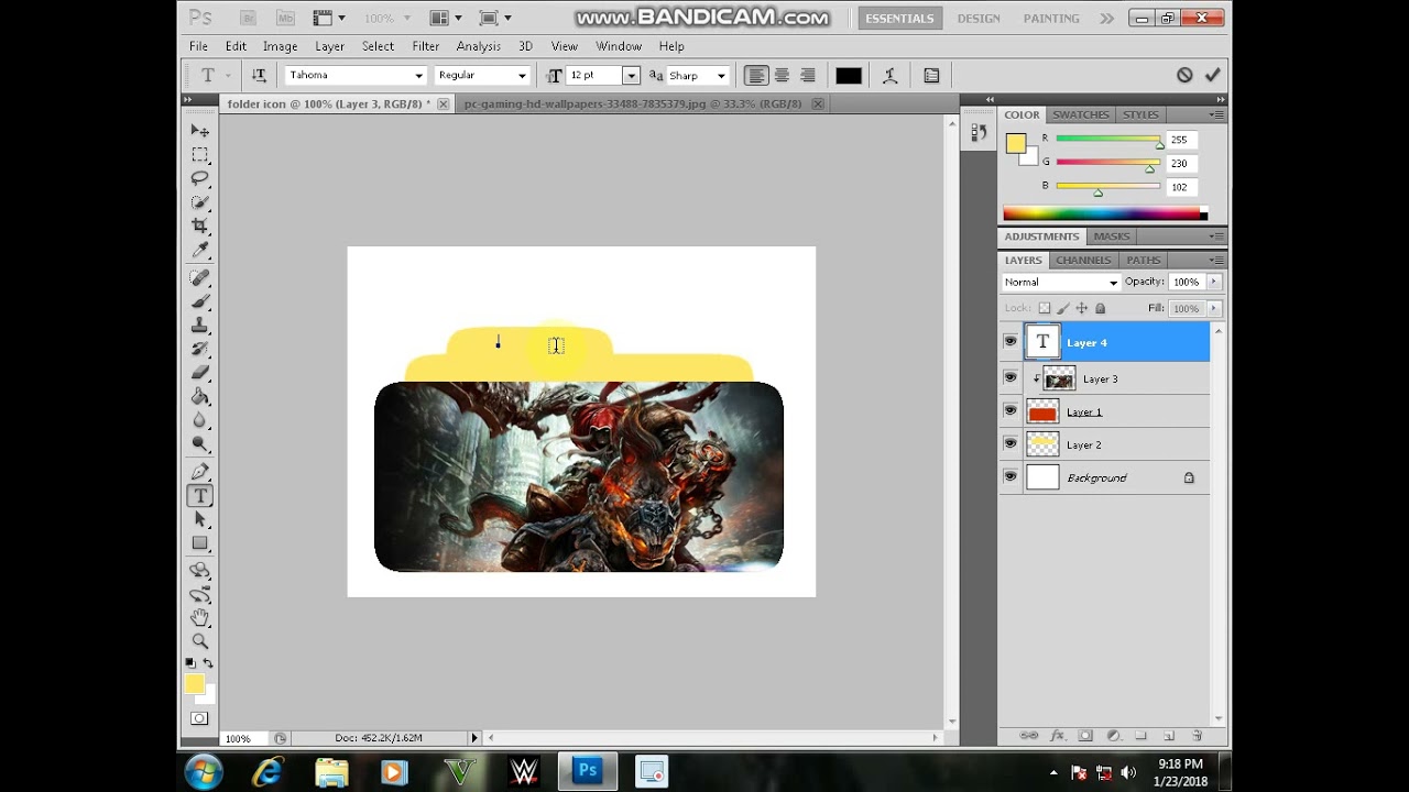 how to create a folder icon - YouTube