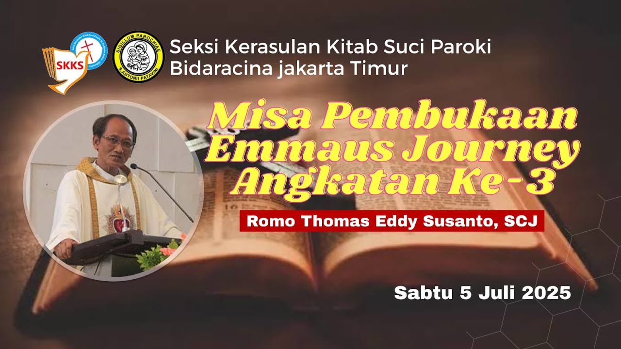 Misa Pembukaan Emmaus Journey Paroki Bidaracina Angkatan ke-3 || Sabtu ...