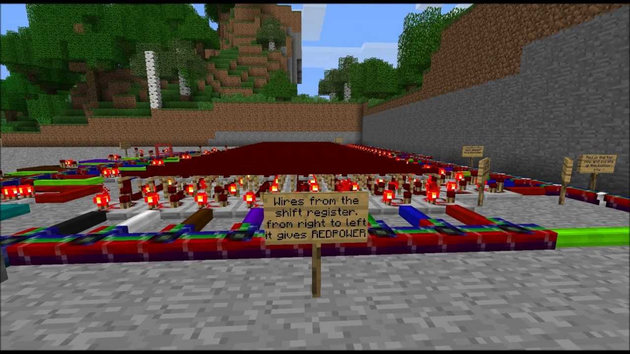 Sliding Matrix board in Minecraft [RedPower mod] - YouTube