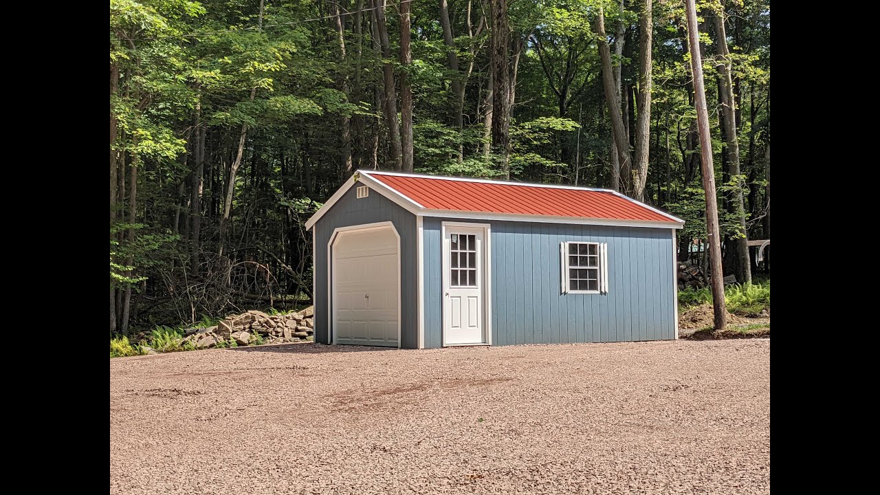 Camp Garage build 8 23 2021 - YouTube