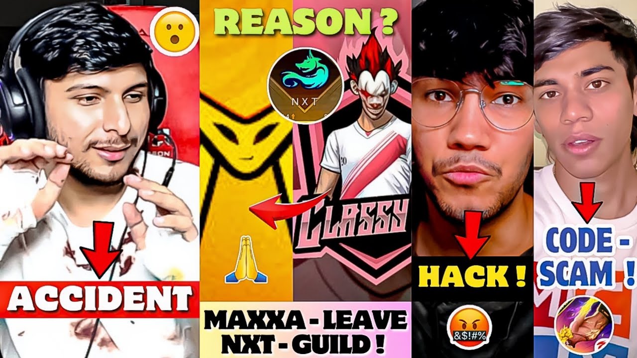 @NonstopGaming_- ACCIDENT !😮| Maxxa - Leave NXT @classyfreefire💯 ...