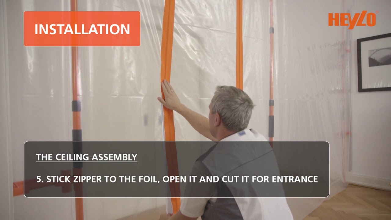HEYLO Dust Control Wall HEYWALL Instructional Video - YouTube
