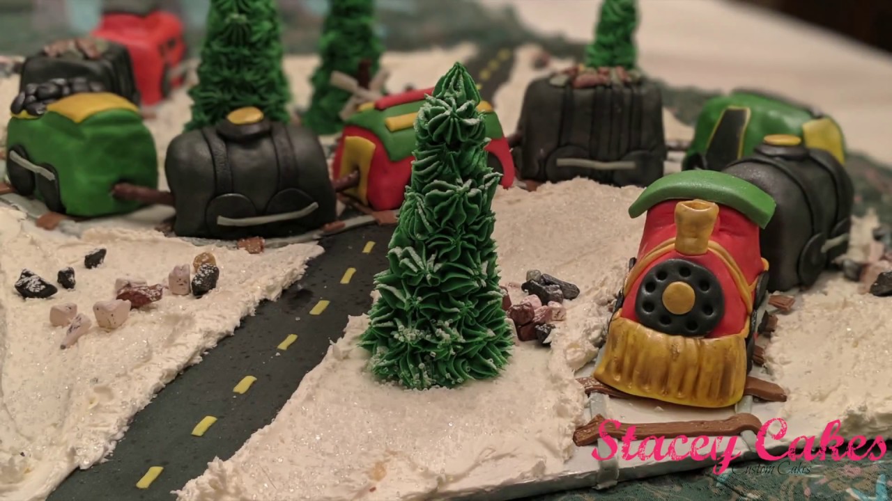 Train Cake - YouTube
