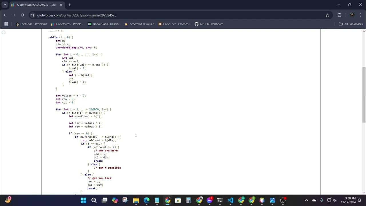 Codeforces Round 988 (Div. 3) | B. Intercepted Inputs | using C++ - YouTube