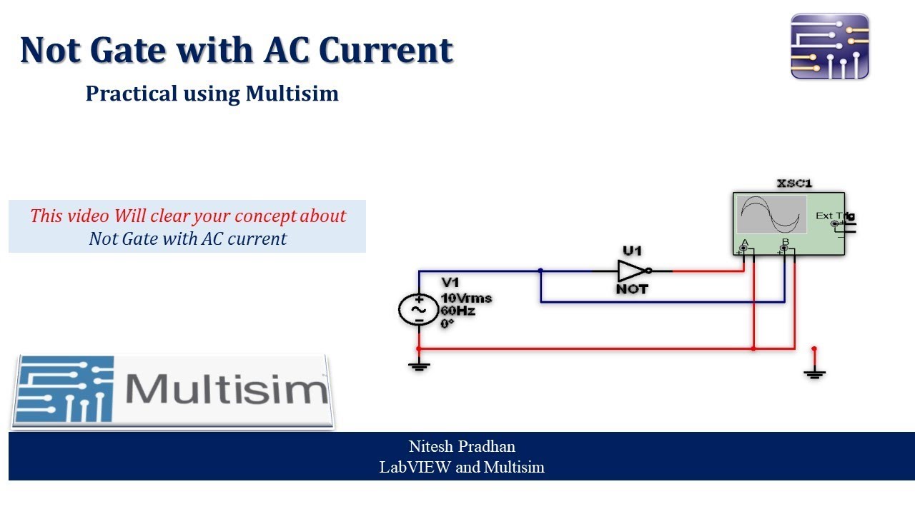 Not Gate with AC Current - YouTube