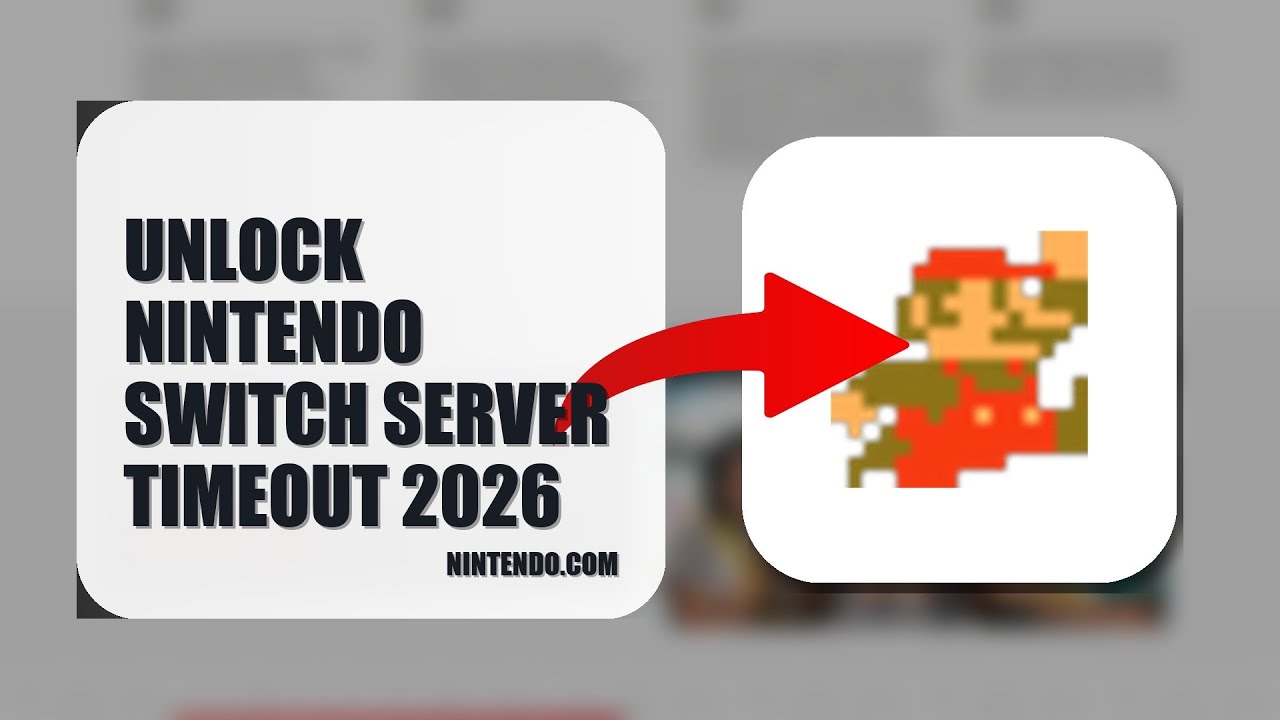 How To Unlock Nintendo Switch Server Timeout 2026 (EASY GUIDE) - YouTube