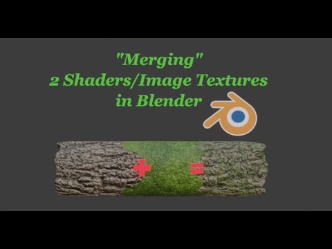 Blender Tutorial - "Merging" 2 Image Textures/Shaders - YouTube