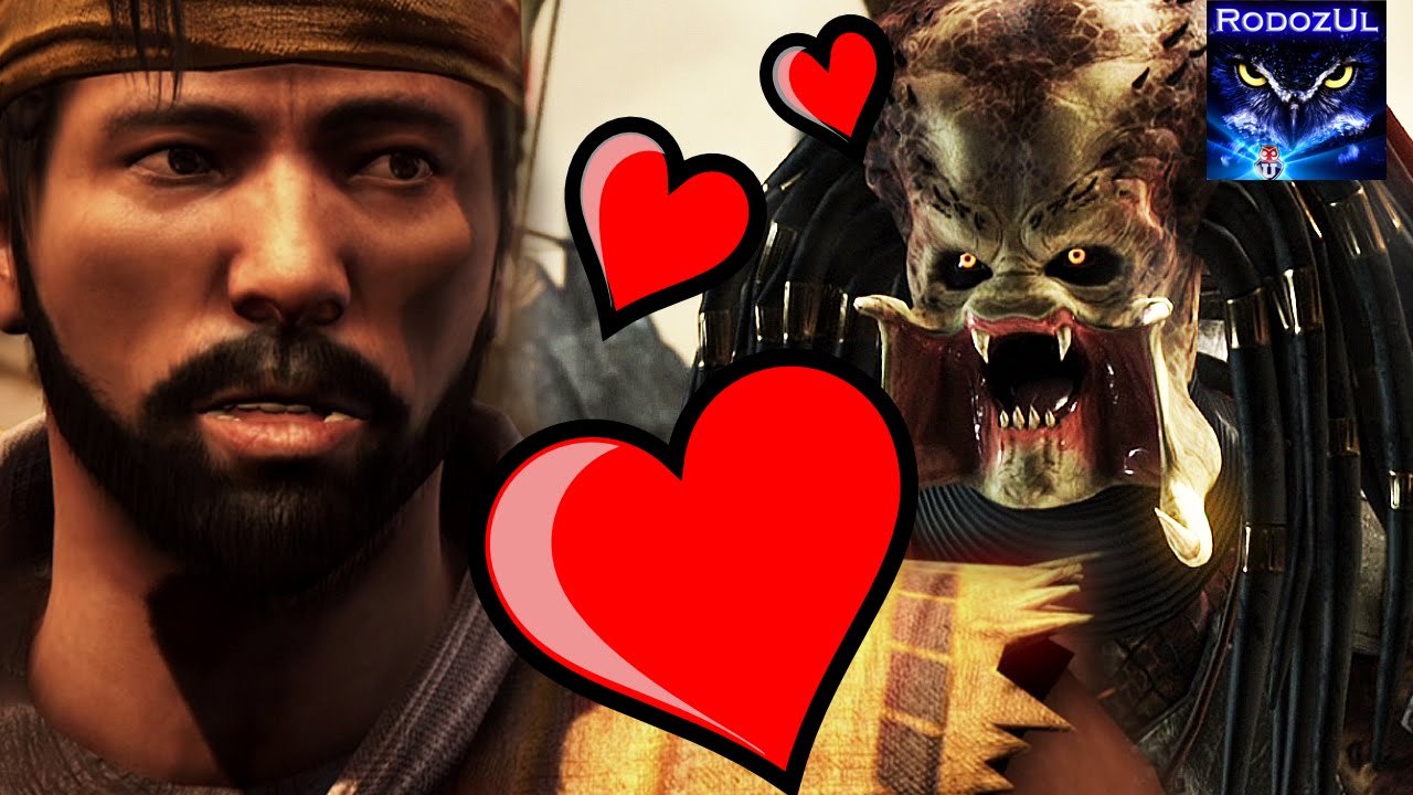 Scorpion + Predator = Amor. Hanzo ama a Predator. Mortal Kombat X ...