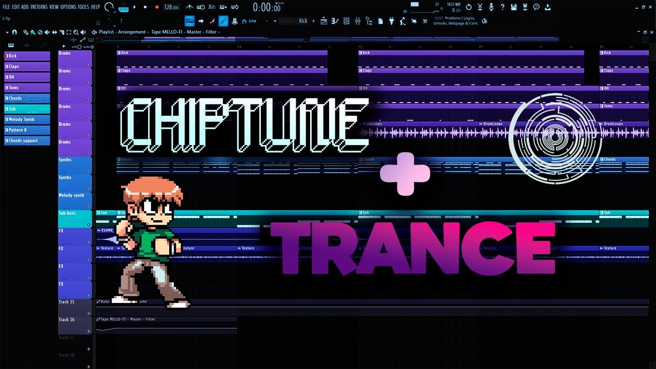 WHAT IF? Trance + Chiptune / FL Studio Tutorial (Free FLP) - YouTube