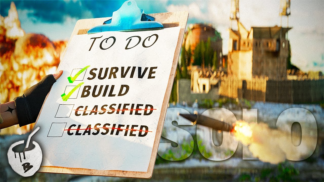 HOW TO PLAY SOLO RUST - YouTube