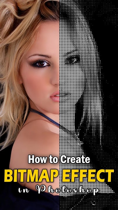 How to create Bitmap Effect in Photoshop @BlendPixart - YouTube