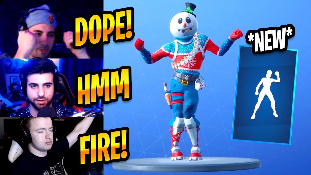STREAMERS REACT TO NEW SHOWSTOPPER EMOTE - Fortnite Best Moments ...