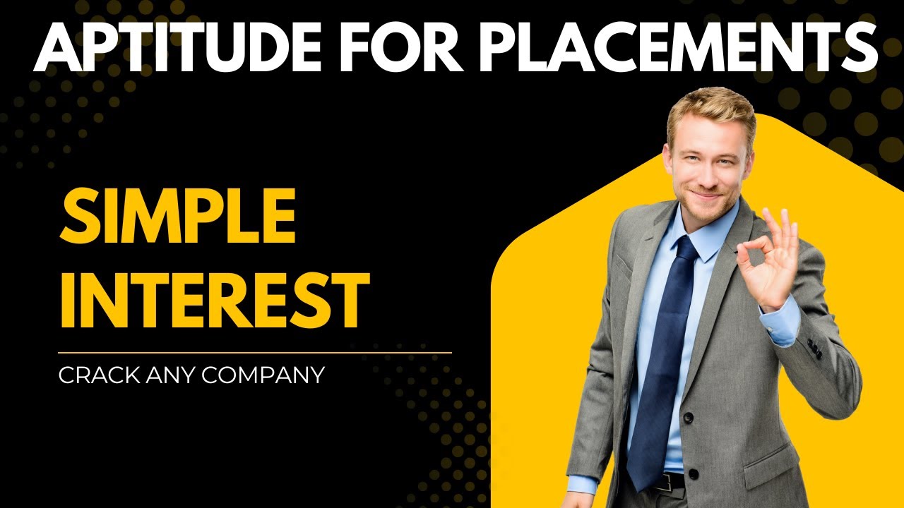 🔥 Simple Interest Aptitude | Placement Preparation | Shortcut Tricks ...