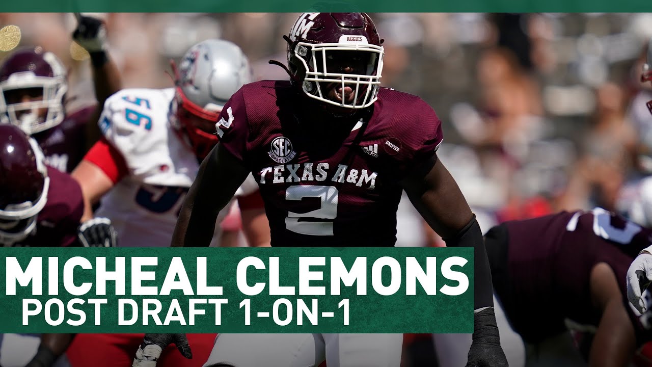 "Ready To Get To Work" | 1-On-1 Interview with DE Micheal Clemons | The ...