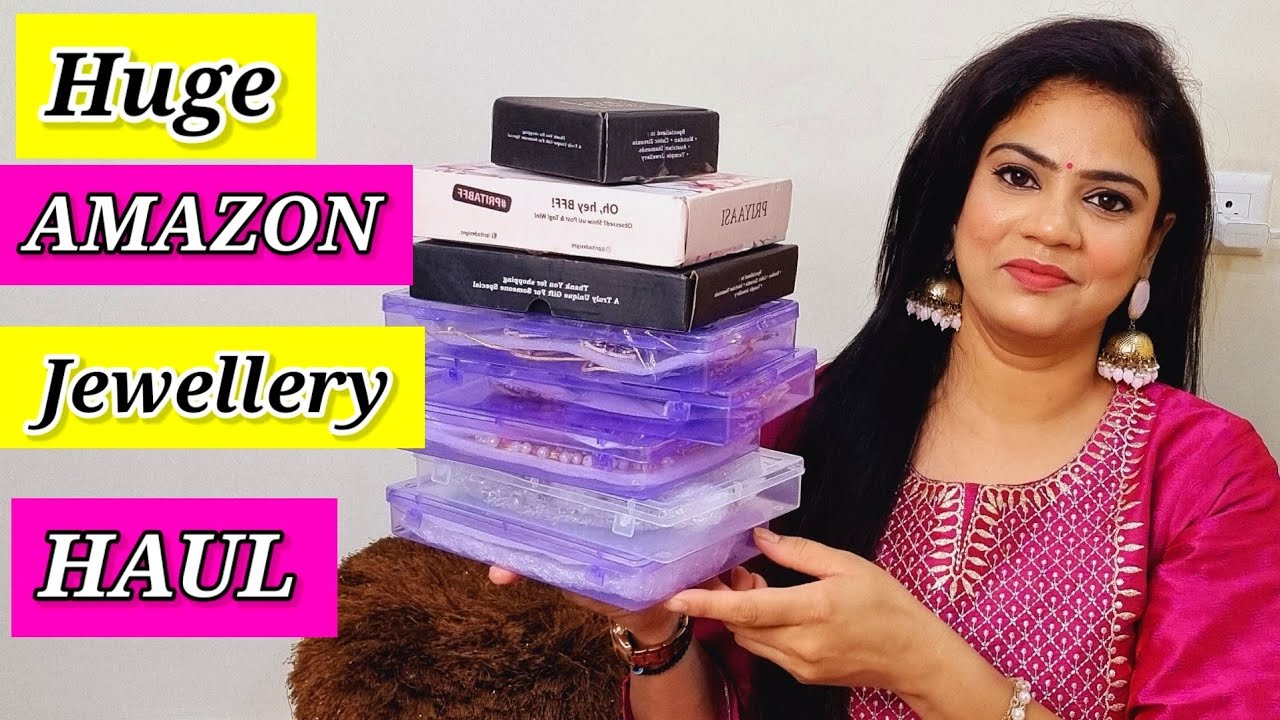 💖Huge Amazon Latest Festive Wear/Wedding Wear/Party Wear Jewellery Haul ...