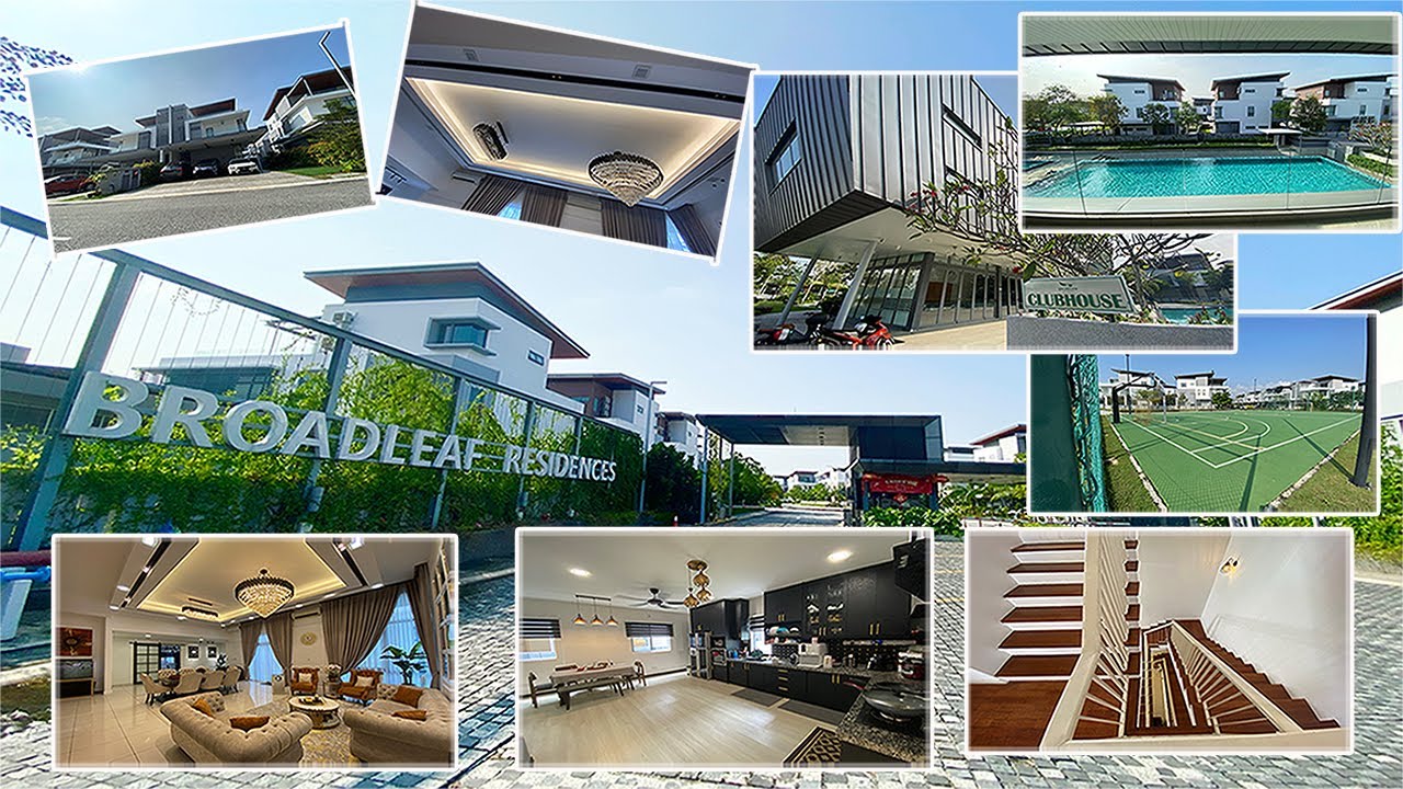 Extremely Beautiful 3storey SemiD, Semi Furnished Broadleaf Residence ...