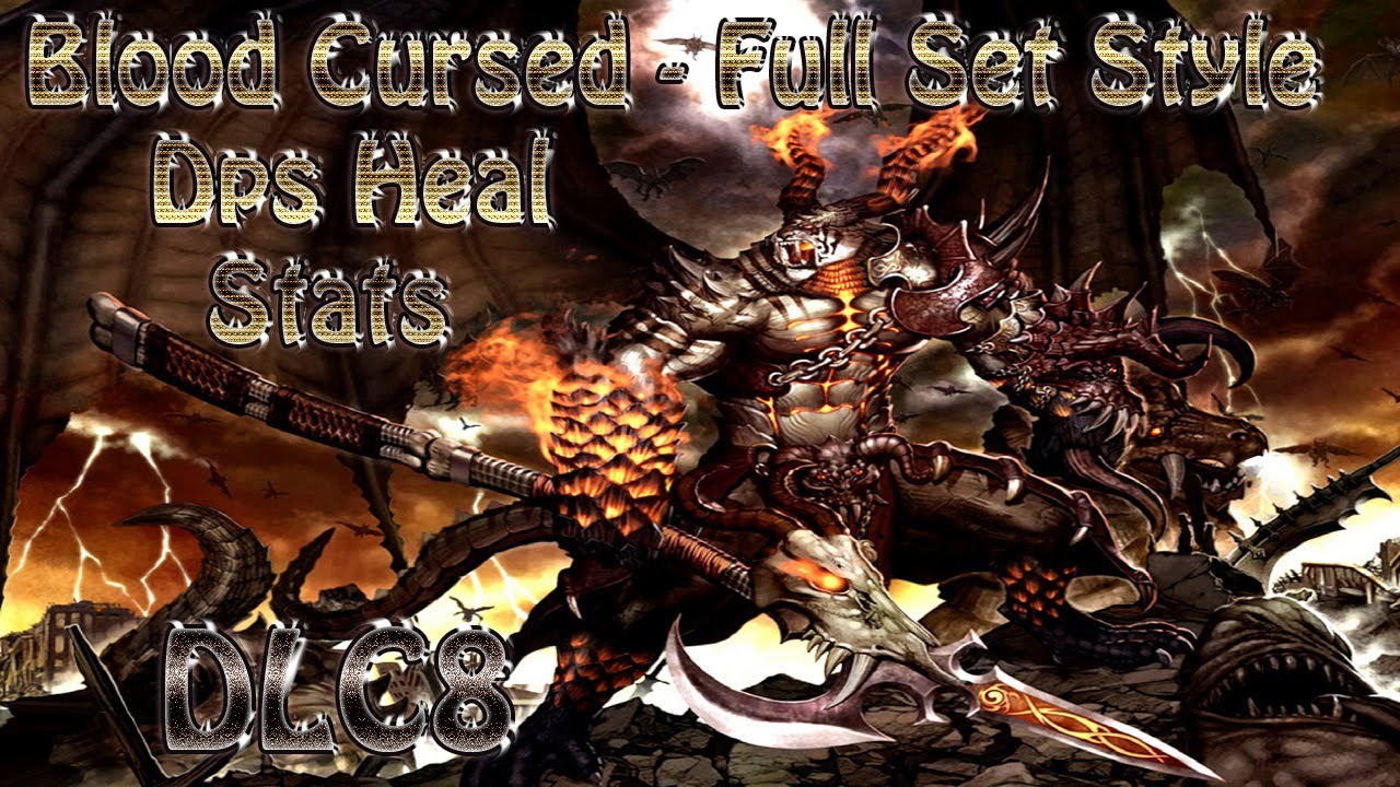 DCUO: Blood Cursed - Full Set Style - Dps,Heal Stats |Villain ...