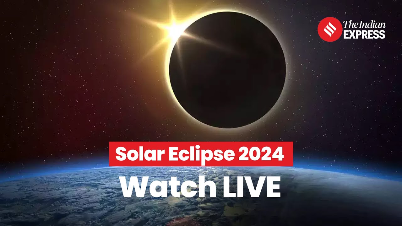 Solar Eclipse 2024: Watch The Magnificent Celestial Incident LIVE - YouTube