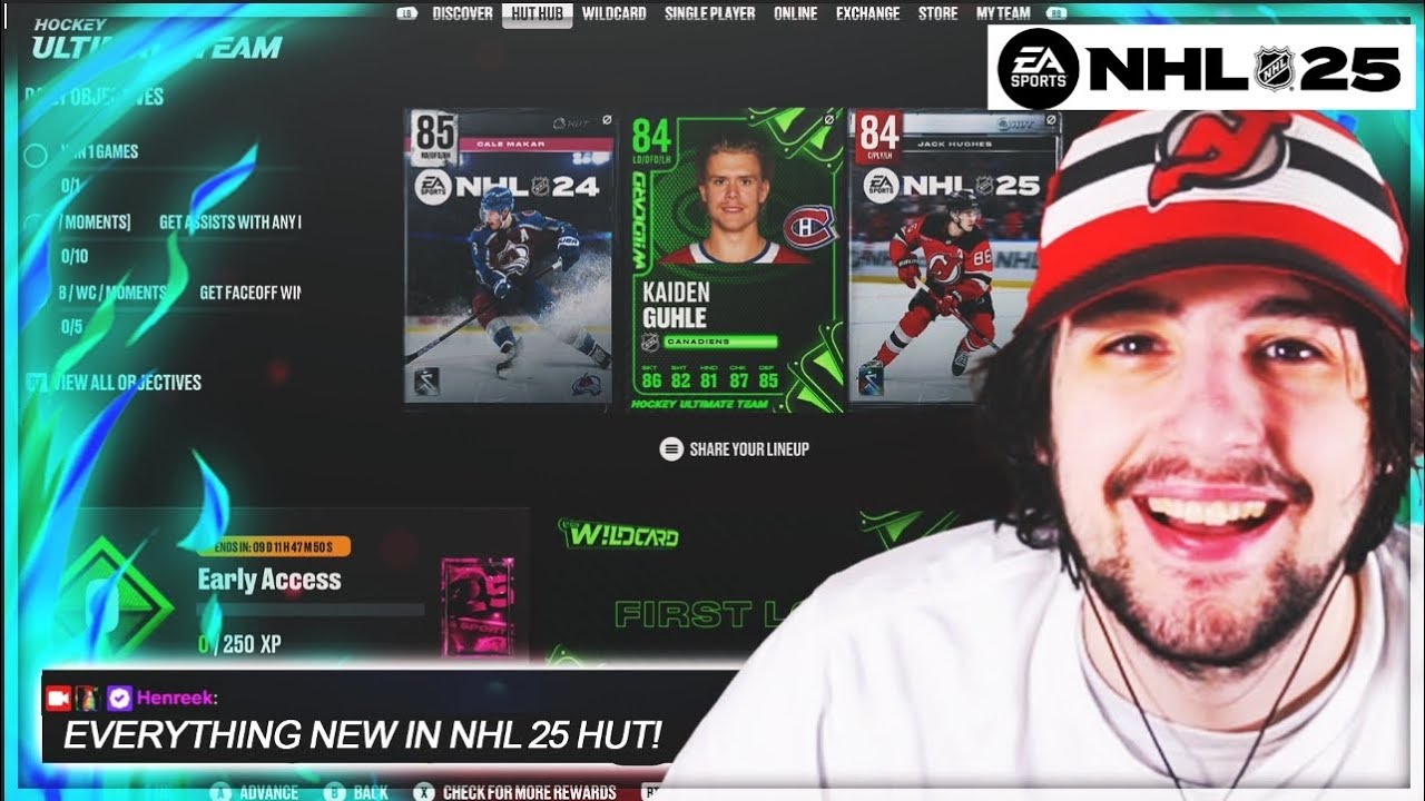 EVERYTHING NEW AND DIFFERENT IN NHL 25 HUT! FIRST LOOK - YouTube