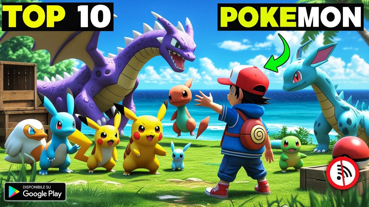 Top 10 Working Pokemon Games For Android iOS l High Graphics Pokemon ...