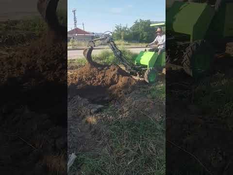 el yapımı mini ekskavatör