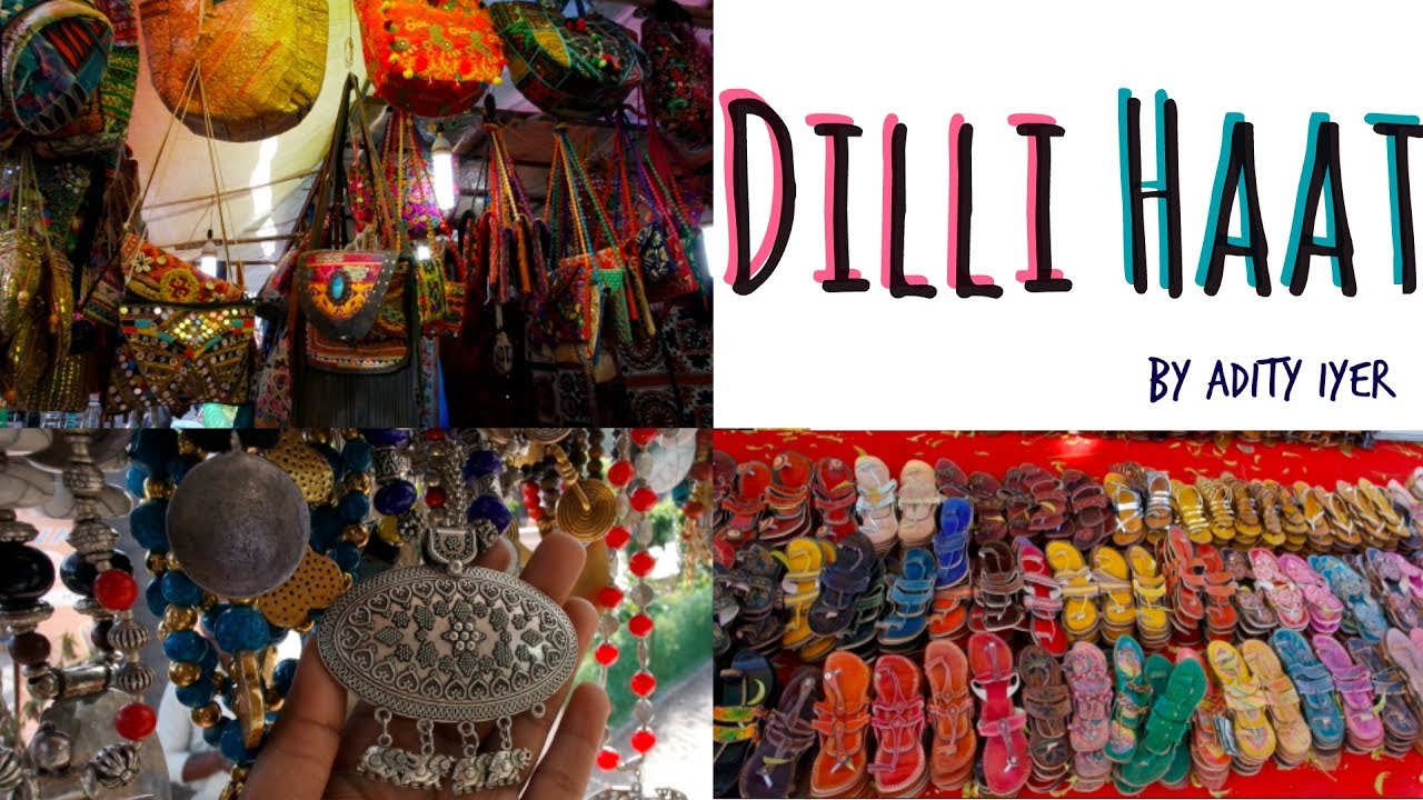 Dilli Haat Shopping Tour - Delhi Handicraft Market | AdityIyer # ...