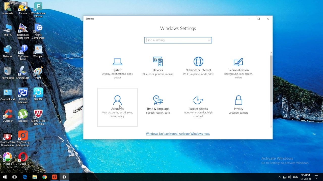 Windows 10 User Interface - YouTube
