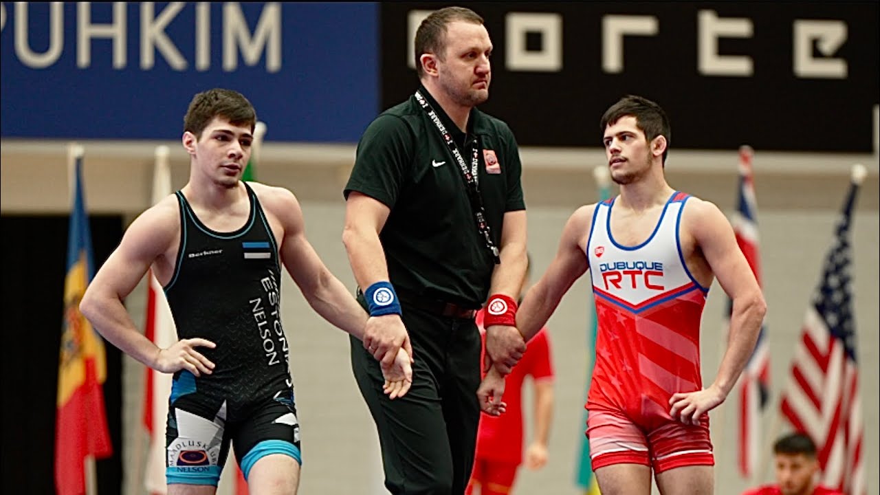 W. Soik (USA) vs A. Chopalaev (EST) 60kg. Greco-roman men wrestling ...