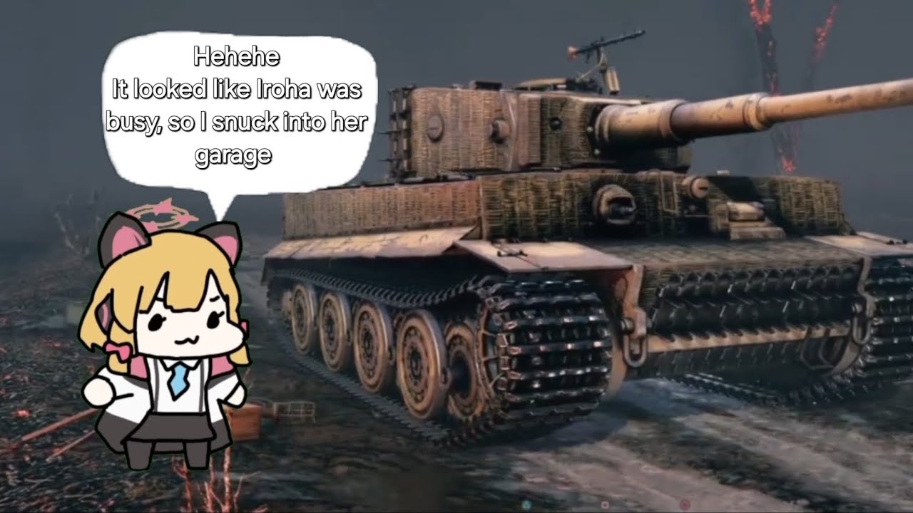 Momoi with Toramaru "Tiger E" || Enlisted x Blue archive moment - YouTube