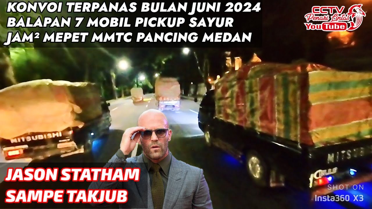 🔴 🔥 JASON STATHAM SAMPE TAKJUB ‼️BALAPAN JAM MEPET 7 MOBIL PICKUP SAYUR ...