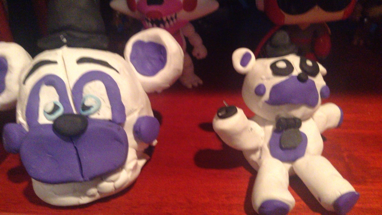 Funtime Freddy head and possessed Funtime Freddy plush without bonbon ...