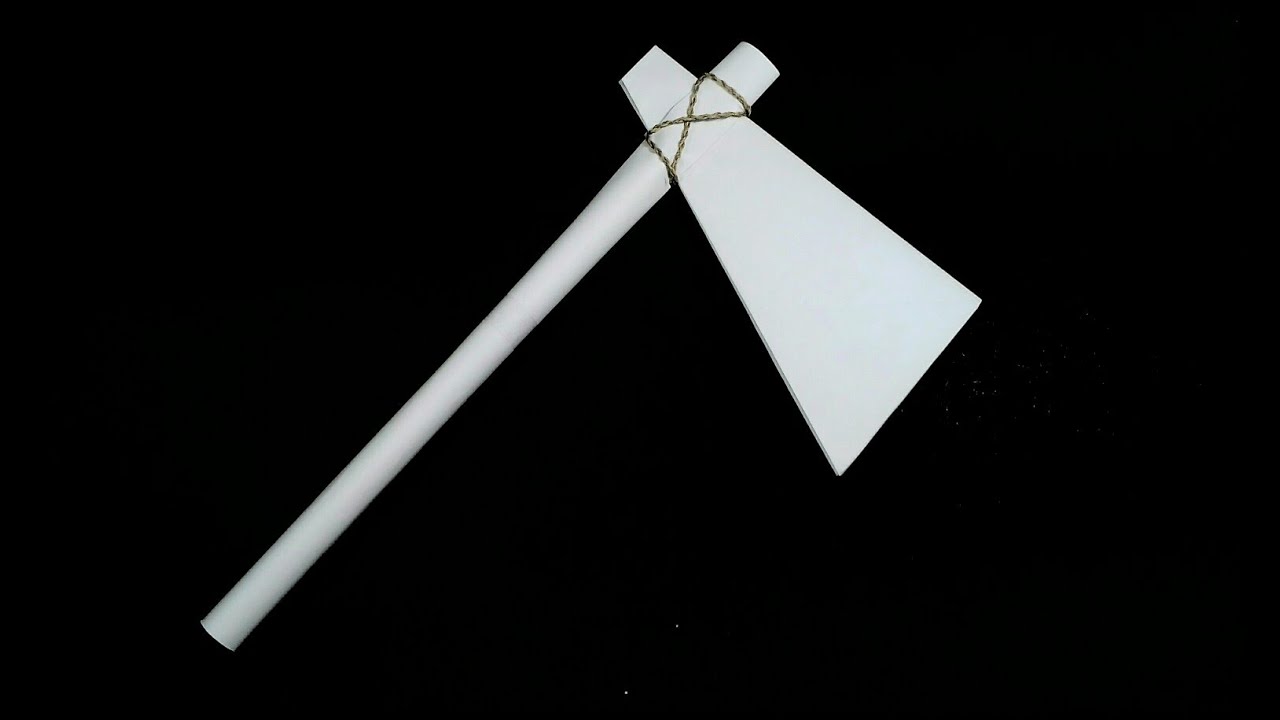 Battle Axe - How to Make Paper Axe|How to Make Paper Things|Origami ...