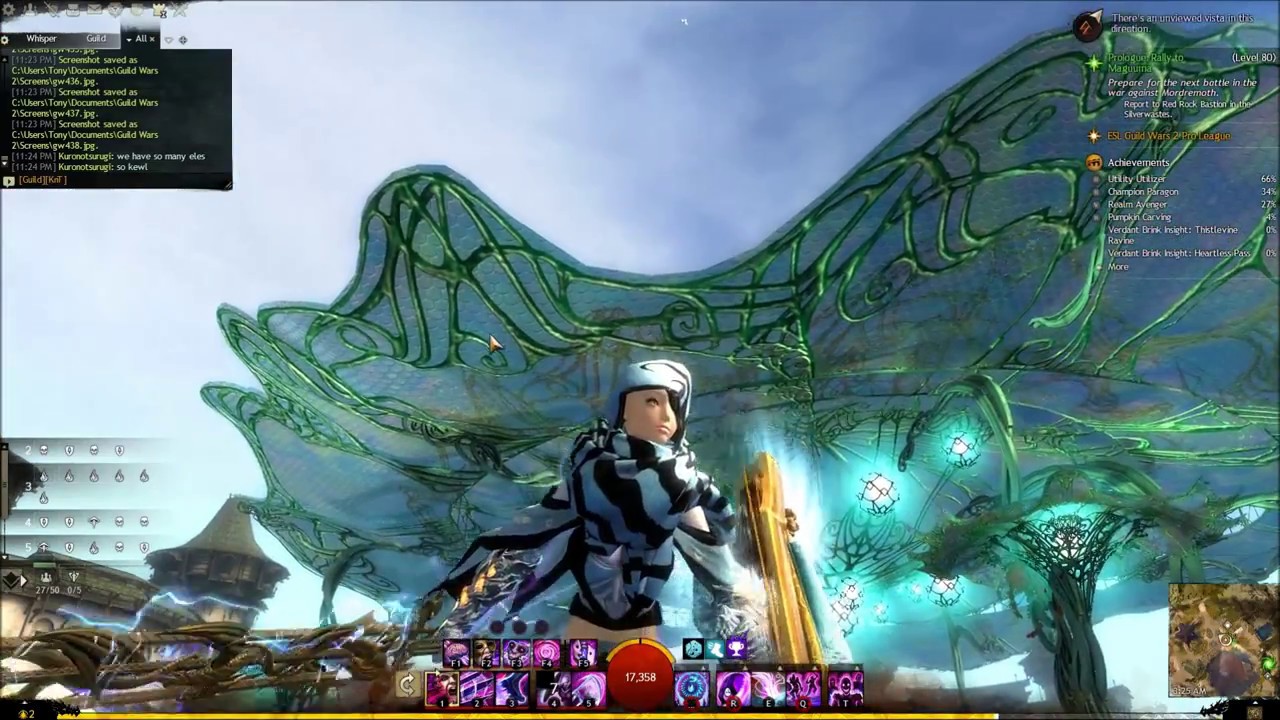 GW2: Legendary Shield (Flameseeker Prophecies) And Bolt - YouTube