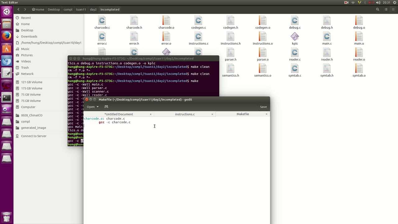 hướng dẫn dùng make file trên ubuntu linux 2018 05 11 : Lê Huy Hùng ...