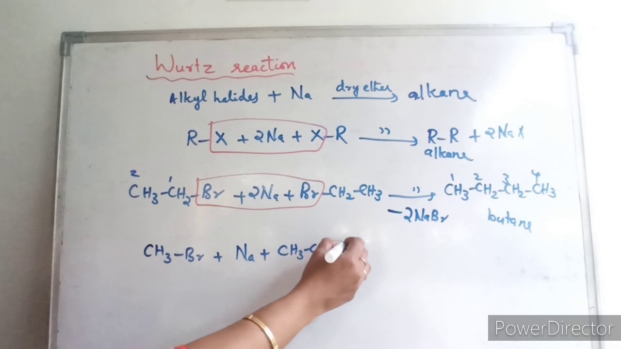 Wurtz reaction, Wurtz -Fittig reaction and Fittig reaction - YouTube