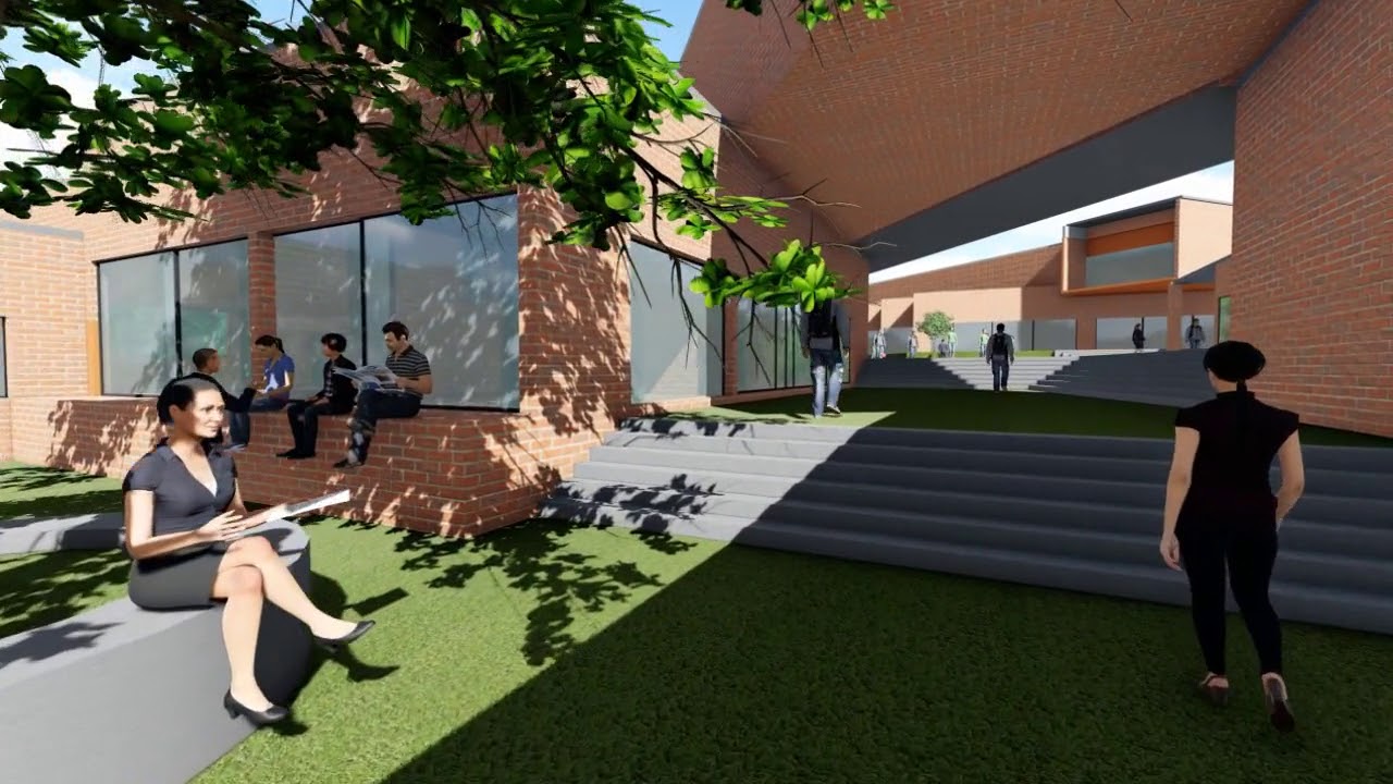 Thesis project # Fine art college design walk-through - YouTube