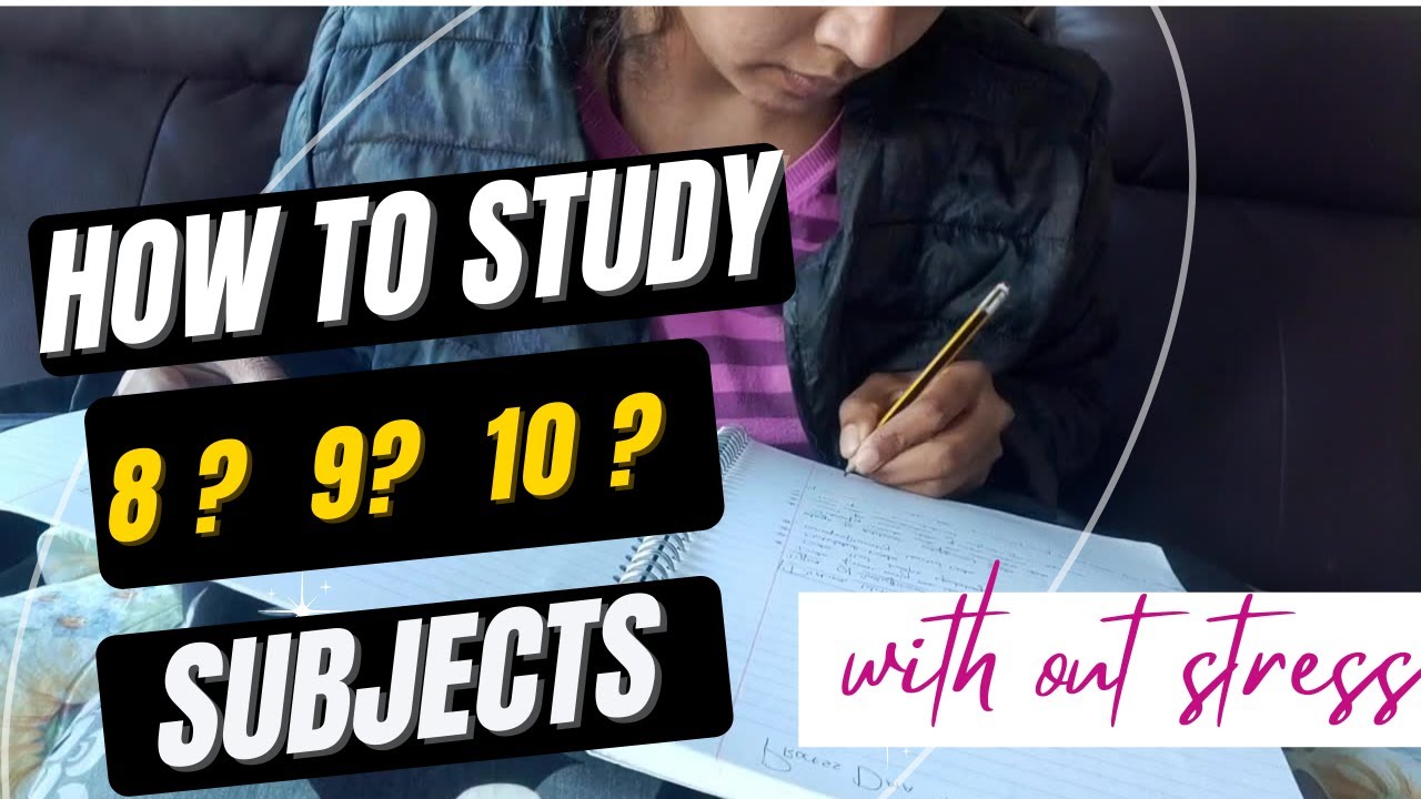 How to Study MANY SUBJECTS without stress (Study Planning TIPS) for ...