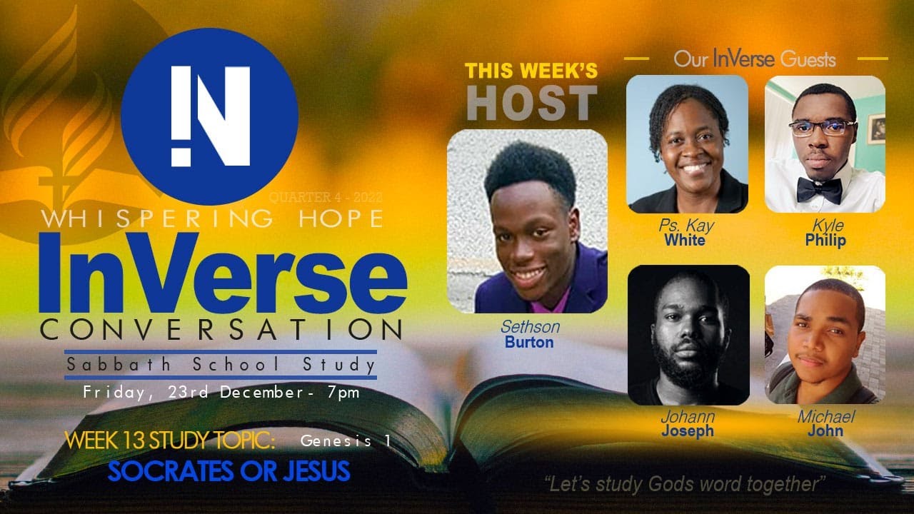 Socrates or Jesus? | InVerse Sabbath School Lesson 13 Q4 2022 - YouTube