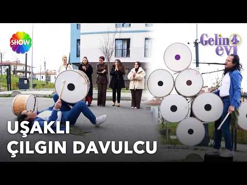 Uşaklı Çılgın Davulcu'dan olağanüstü karşılama | Gelin Evi 1662. Bölüm