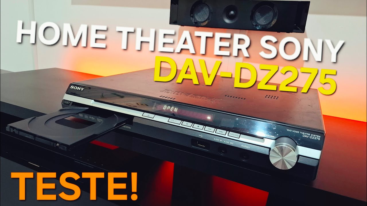 HOME THEATER SONY DAV-DZ275 | TESTE - YouTube
