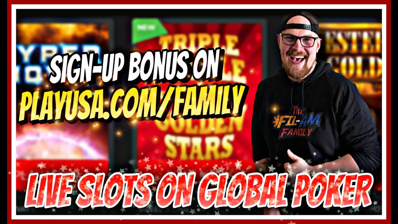 LIVE SLOTS | GLOBAL POKER | ONLINE SLOTS | WIN REAL MONEY | #AD - YouTube