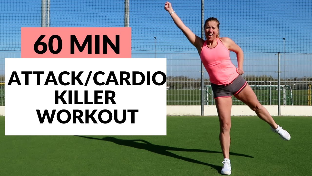 60 MIN ATTACK/ CARDIO KILLER Workout - Let's do it 💦 - YouTube