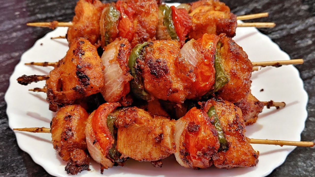 Chicken Stick Kabab Recipe by Tanuja Kitchen in bengali - YouTube